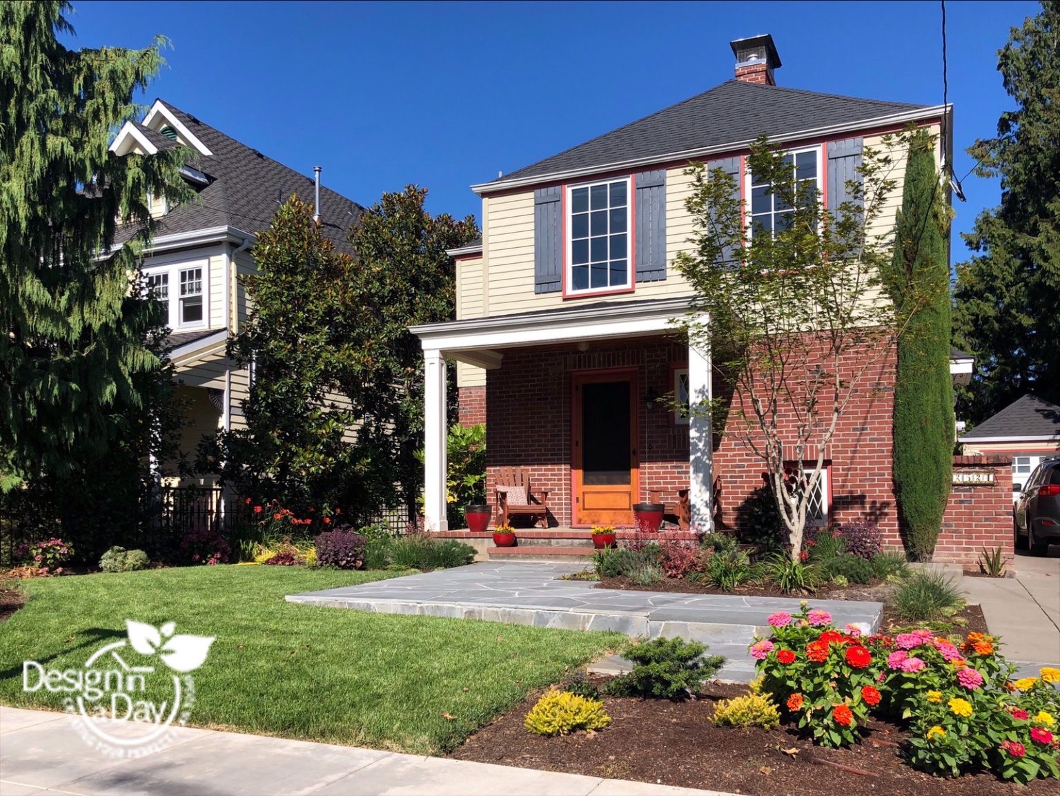 Portland Residential Front Yard Landscape Design