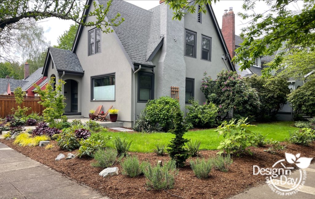 Tricky Residential Corner Landscape Overhaul in Northeast Portland ...
