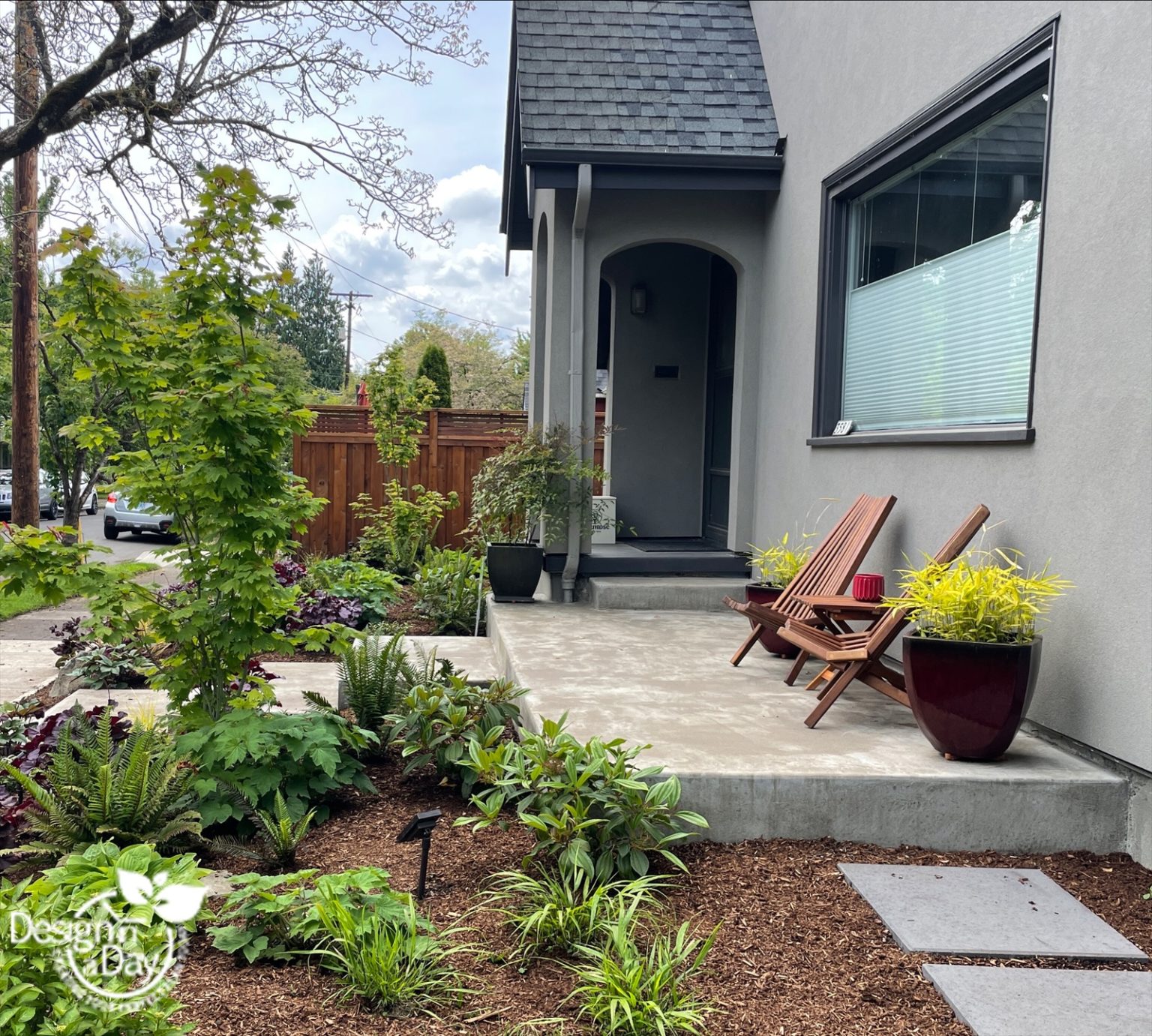 Tricky Residential Corner Landscape Overhaul in Northeast Portland ...